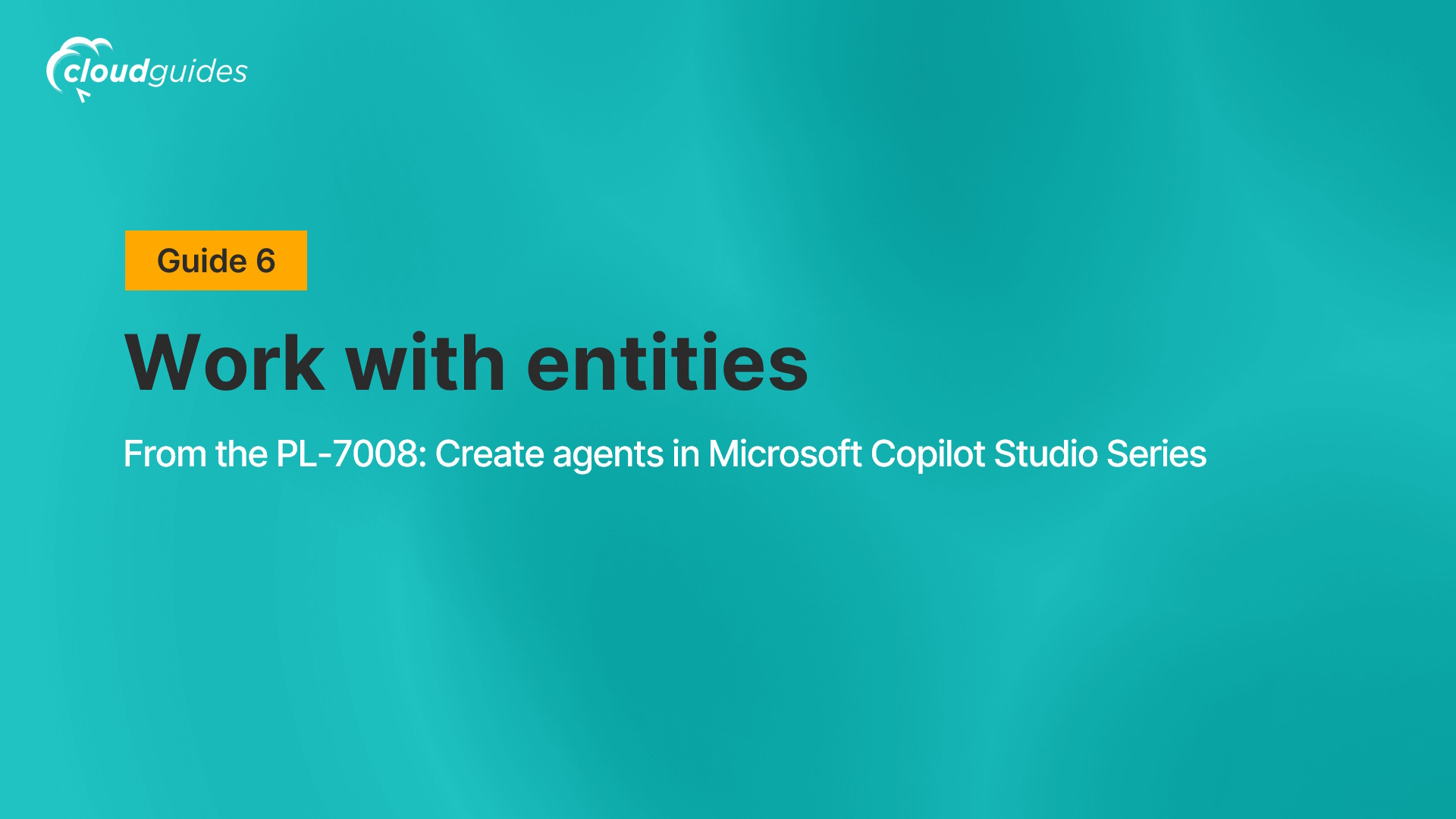 PL-7008: Work with entities in Copilot Studio - Interactive Guide